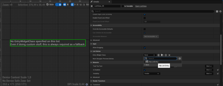 Unreal: How to Use ListView in 4 Easy Steps – Neutronio Games